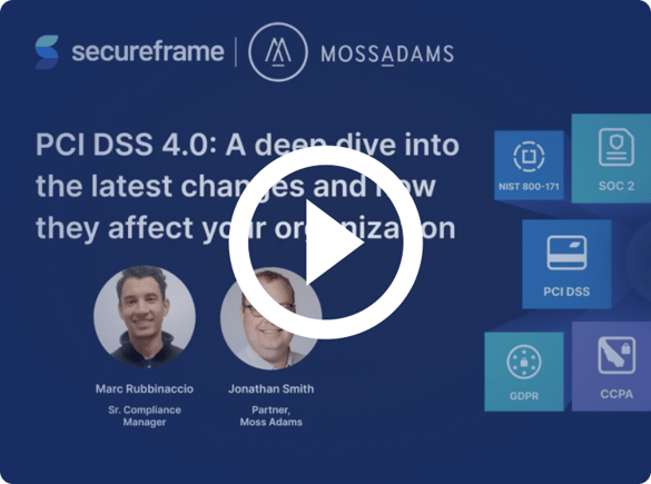 Expert Insights | Deep dive into PCI DSS 4.0 requirements with Moss Adams & Secureframe ...